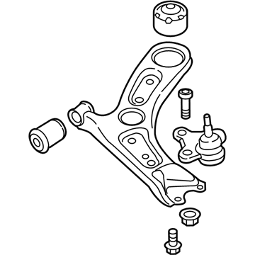 54500-J9000 Genuine Hyundai Arm Complete-Front Lower,LH