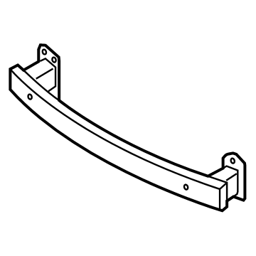 64900-K4100 Genuine Hyundai Beam Complete-FR Bumper