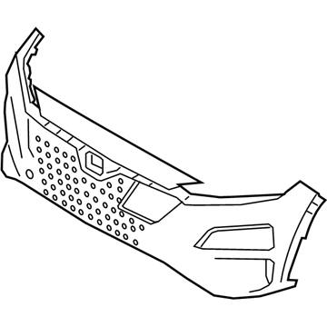 86511-K4000 Genuine Hyundai Front Bumper Upper Cover