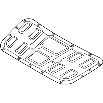81125-C2500 Genuine Hyundai Pad-Hood Insulating