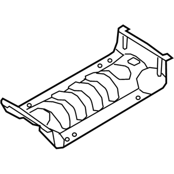 31220-C1000 Genuine Hyundai Protector-Fuel Tank Heat