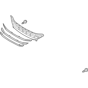 86560-3X710 Genuine Hyundai Front Bumper Center Grille