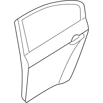 77004-3M000 Genuine Hyundai Panel Assembly-Rear Door,RH