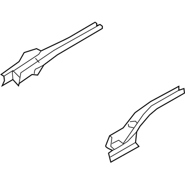 65710-1E500 Genuine Hyundai Member Assembly-Rear Floor Side,LH