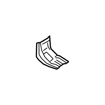 65548-S1000 Genuine Hyundai REINF-RR Floor WHL/HSE RR,RH