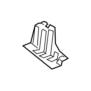 86675-K2000 Genuine Hyundai Cover-RR Bumper Under,LH