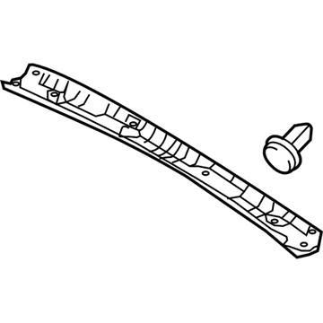 81760-G2000-T9Y Genuine Hyundai Trim Assembly-Tail Gate Upper