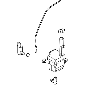 98620-3V000 Genuine Hyundai Windshield Washer Reservoir Assembly