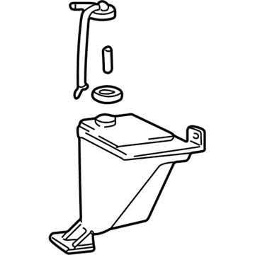 25430-25100 Genuine Hyundai Reservoir & Hose Assembly-Radiator