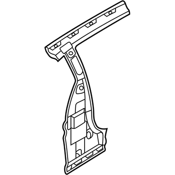71401-2C000 Genuine Hyundai Pillar Assembly-Center Inner,LH