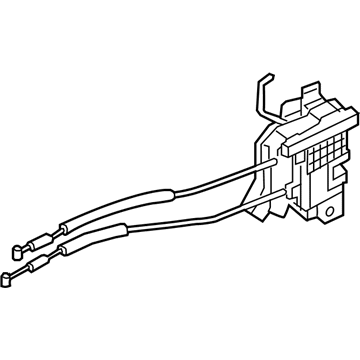 81310-J0010 Genuine Hyundai Latch Assembly-Front Door,LH