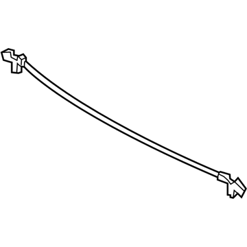 86430-F2000 Genuine Hyundai Weatherstrip-Hood