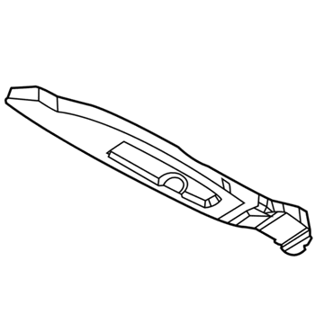 84126-S8000 Genuine Hyundai Insulator-Fender RH