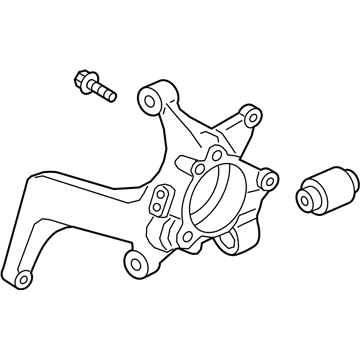 52720-K4000 Genuine Hyundai Carrier Assembly-Rear Axle,RH