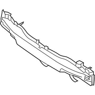 86631-3X600 Genuine Hyundai Rail-Rear Bumper