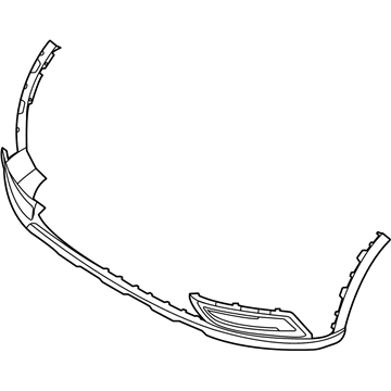 86512-K2000 Genuine Hyundai Cover-FR Bumper,LWR