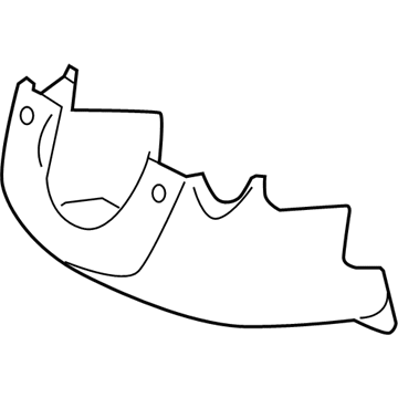 84852-3Y000-RAS Genuine Hyundai Steering Column Lower Shroud