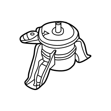 21810-D3200 Genuine Hyundai Engine Mounting Bracket Assembly