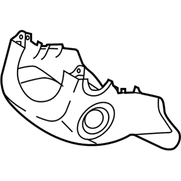 84850-J0200-TRY Genuine Hyundai Steering Column Lower Shroud