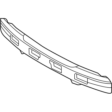 86520-3D100 Genuine Hyundai Absorber-Front Bumper Energy