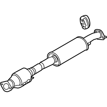 28600-C2400 Genuine Hyundai Center Muffler Complete