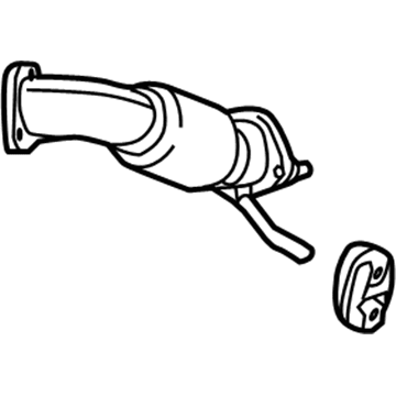 28610-C2500 Genuine Hyundai Front Muffler Assembly