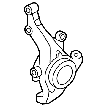 51710-J3000 Genuine Hyundai Knuckle-Front Axle,LH