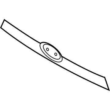 87311-3J000 Genuine Hyundai Garnish-Tail Gate,Lower