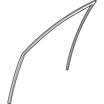 82540-2E000 Genuine Hyundai Run-Front Door Window Glass RH