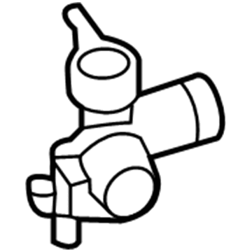 25329-F9100 Genuine Hyundai Filler Neck Assembly-Radiator