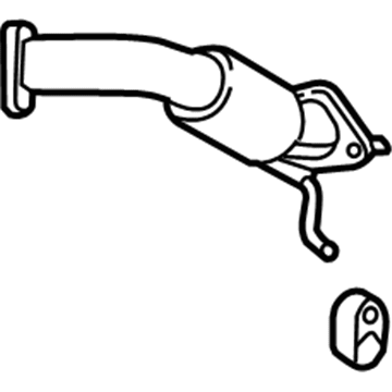 28610-4R000 Genuine Hyundai Front Muffler Assembly