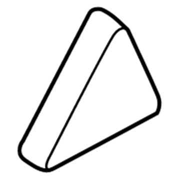 83920-C2000-TRY Genuine Hyundai Cover Assembly-RR Dr Delta INR,RH