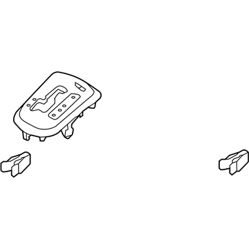 84650-1R300-RDR Genuine Hyundai Cover Assembly-Console Upper