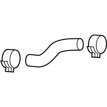 25480-2E000 Genuine Hyundai Hose Assembly-Heater Pipe