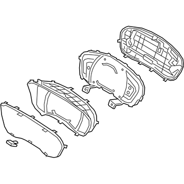 94011-S2120 Genuine Hyundai Cluster Assembly-Instrument
