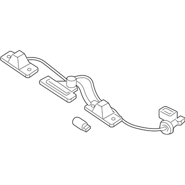 92501-B8510 Genuine Hyundai Lamp Assembly-License Plate