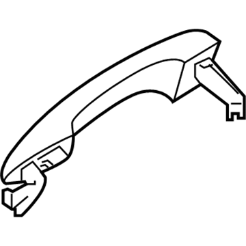 82651-C1000 Genuine Hyundai Door Handle Assembly, Exterior, Left