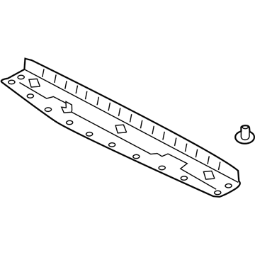 81760-4Z500-NBC Genuine Hyundai Trim Assembly-Tail Gate Upper