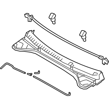 86150-G2000 Genuine Hyundai Cover Assembly-Cowl Top