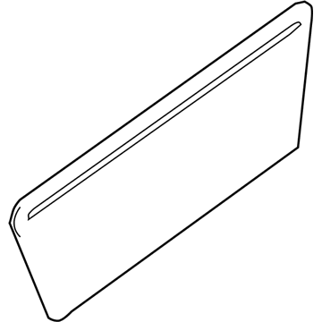 87372-3D000 Genuine Hyundai Garnish-Back Panel