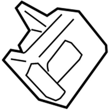 84546-G3000-TRY Genuine Hyundai Bezel-Glove Box STRIKER,RH