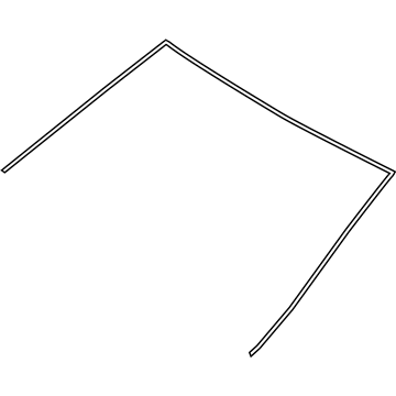 86131-3X000 Genuine Hyundai Moulding-Windshield Glass
