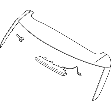 2020 Hyundai Palisade Spoiler | Low Price at HyundaiPartsDeal