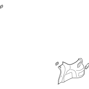 85730-J0000-TRY Genuine Hyundai Trim Assembly-Luggage Side LH