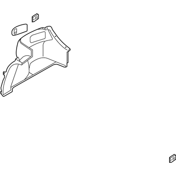 85740-J0000-TRY Genuine Hyundai Trim Assembly-Luggage Side RH