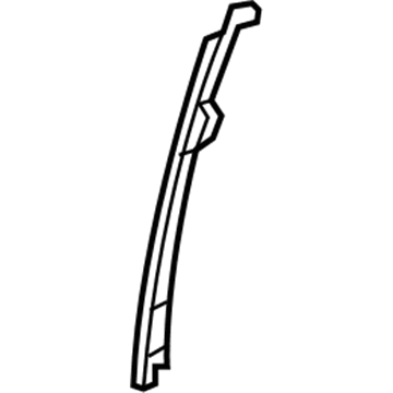 83545-2H000 Genuine Hyundai Run&Channel-Rear Door Delta Lower,RH