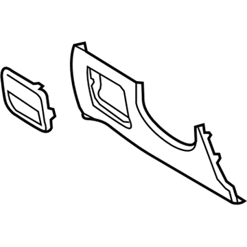 84750-D3100-TRY Genuine Hyundai Panel Assembly-Lower Crash Pad,LH