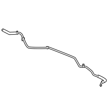 57520-0W000 Genuine Hyundai Hose Assembly-Return"A"