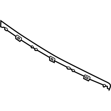 87373-J9IA0 Genuine Hyundai Moulding-Cr Piece