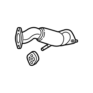 28610-S1700 Genuine Hyundai Front Muffler Assembly